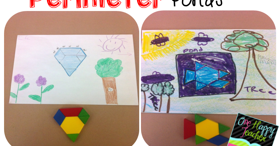 Bright Ideas {Playing Around with Perimeter} - One Happy Teacher