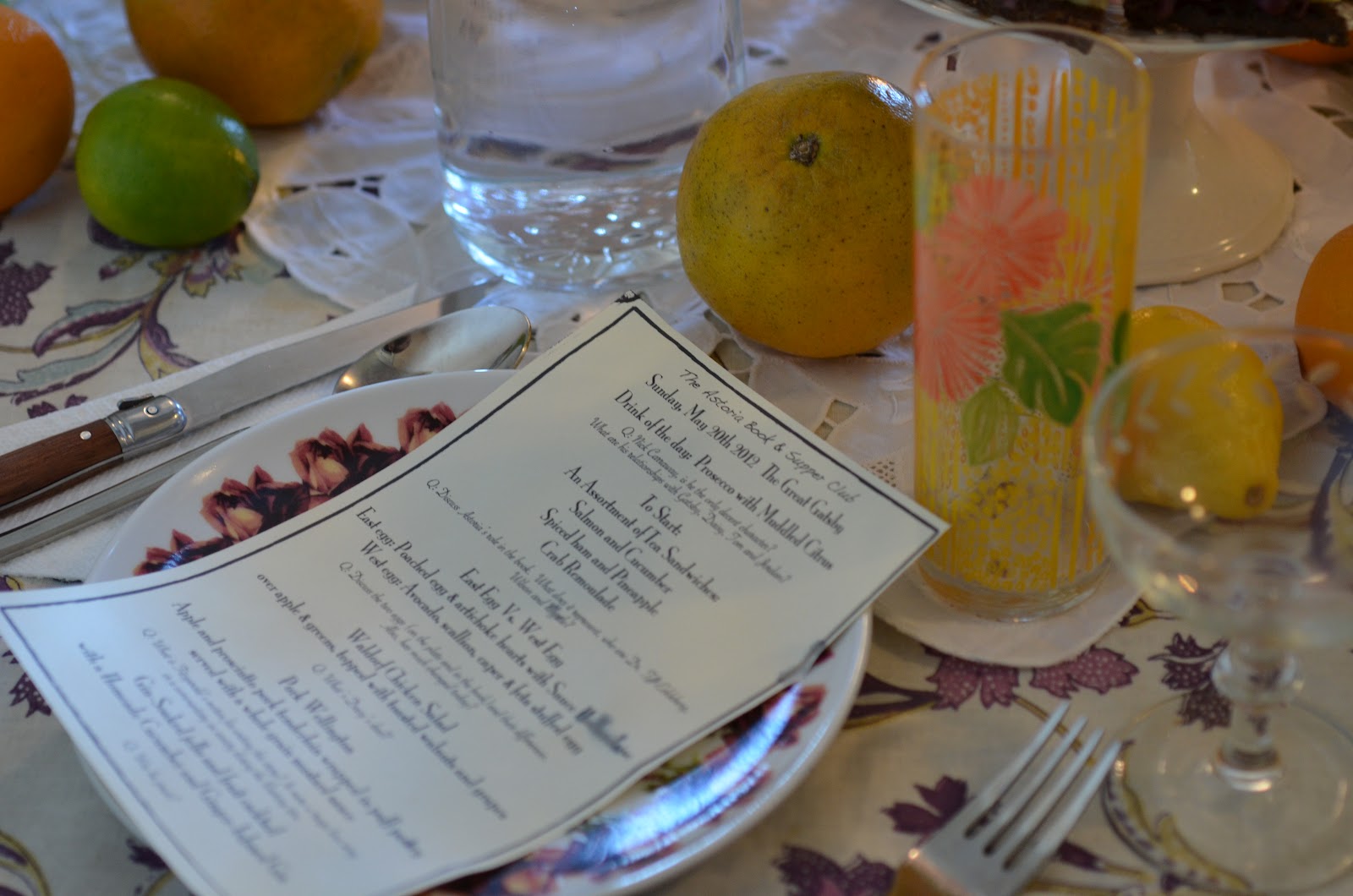 The Astoria Book & Supper Club: The Great Gatsby Brunch, May 20th 2012