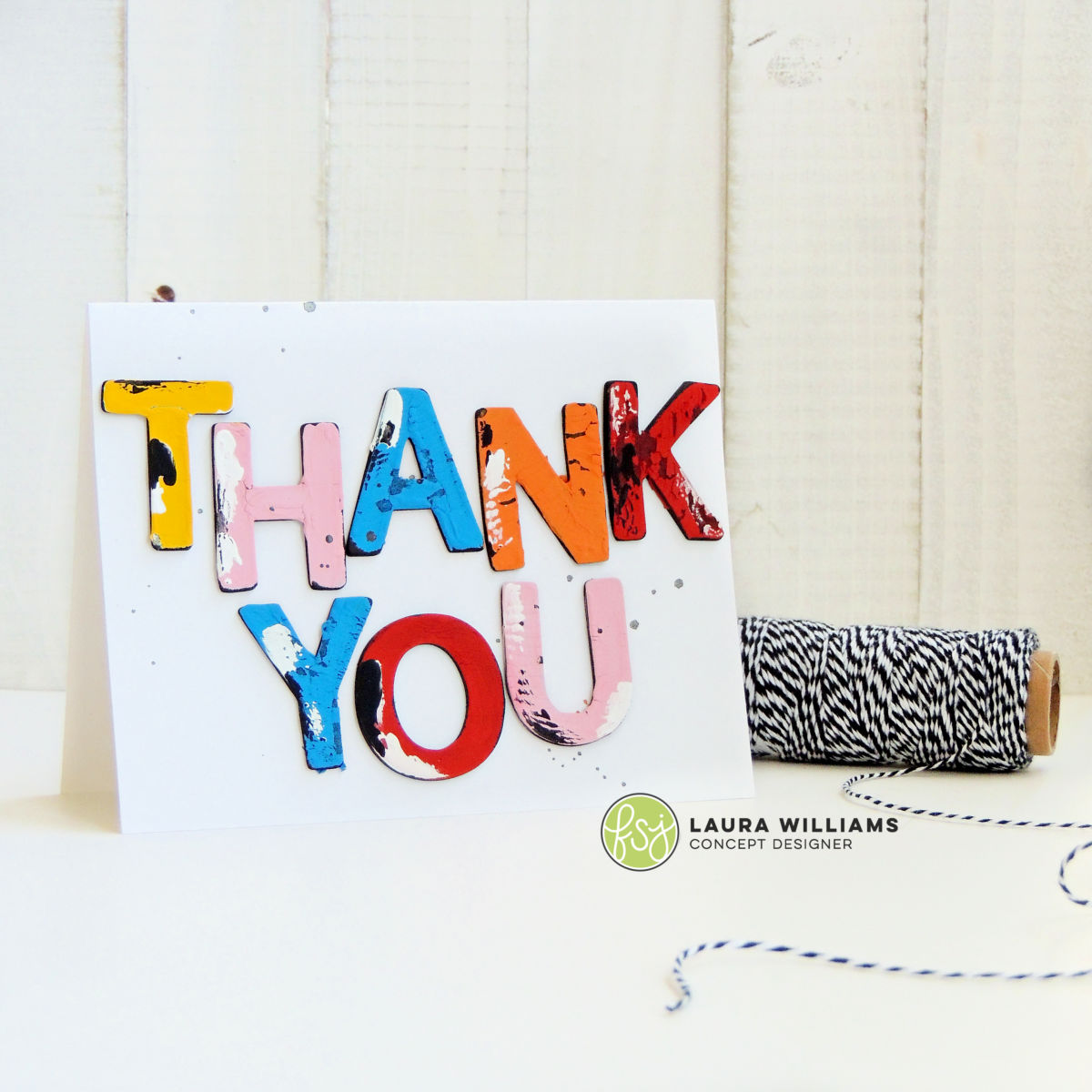 lauralooloo: 2 Creative Ways to Use Letter Stickers on Cards and Crafts