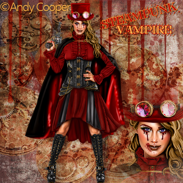 Inspirations Crystal: Steampunk Vampire