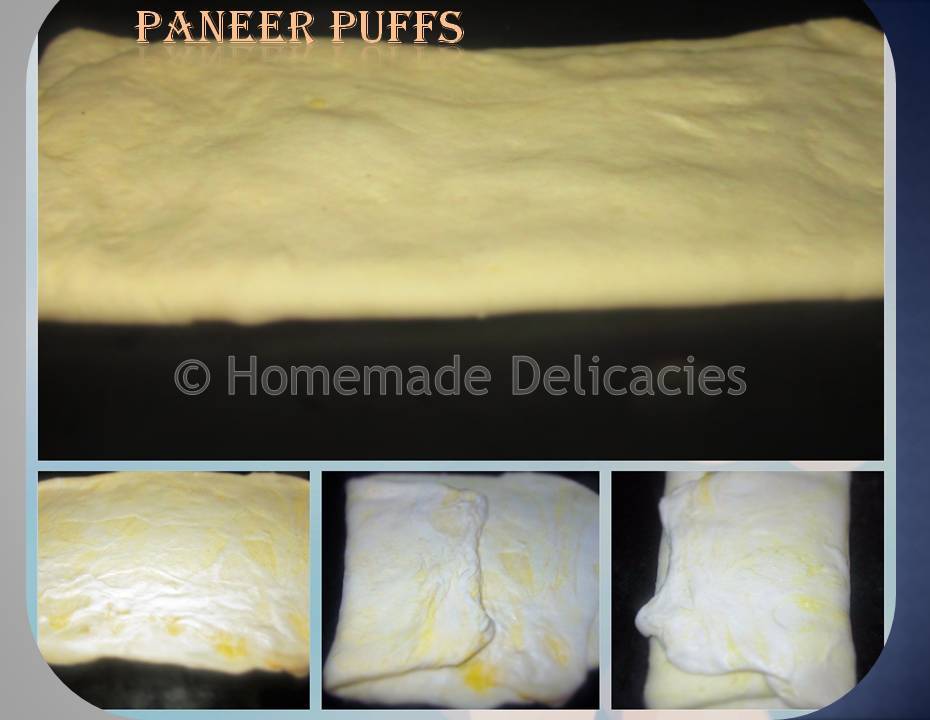 Homemade Delicacies: Paneer Puffs with homemade puff sheets