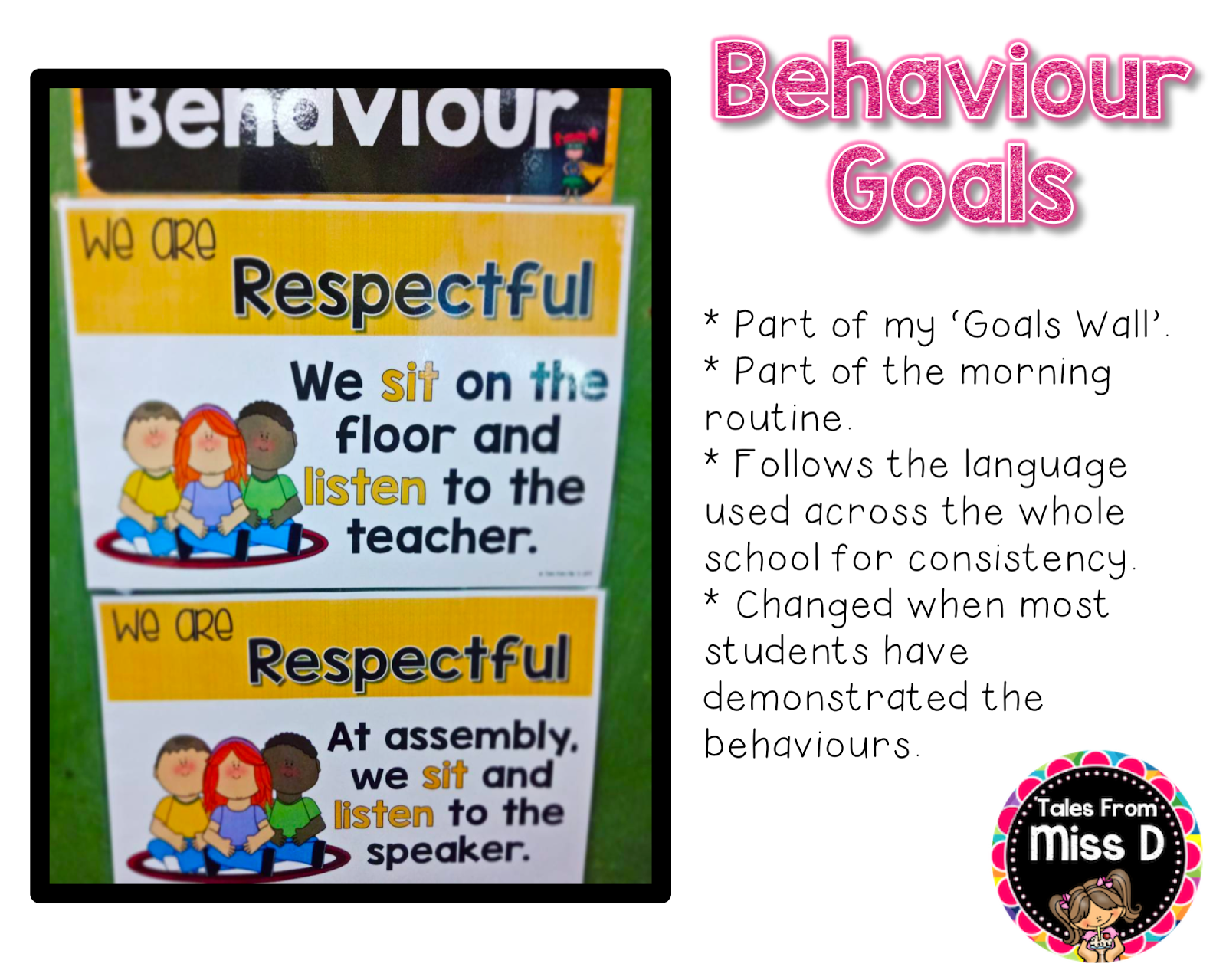 Tales From Miss D: Using Goals in the Classroom