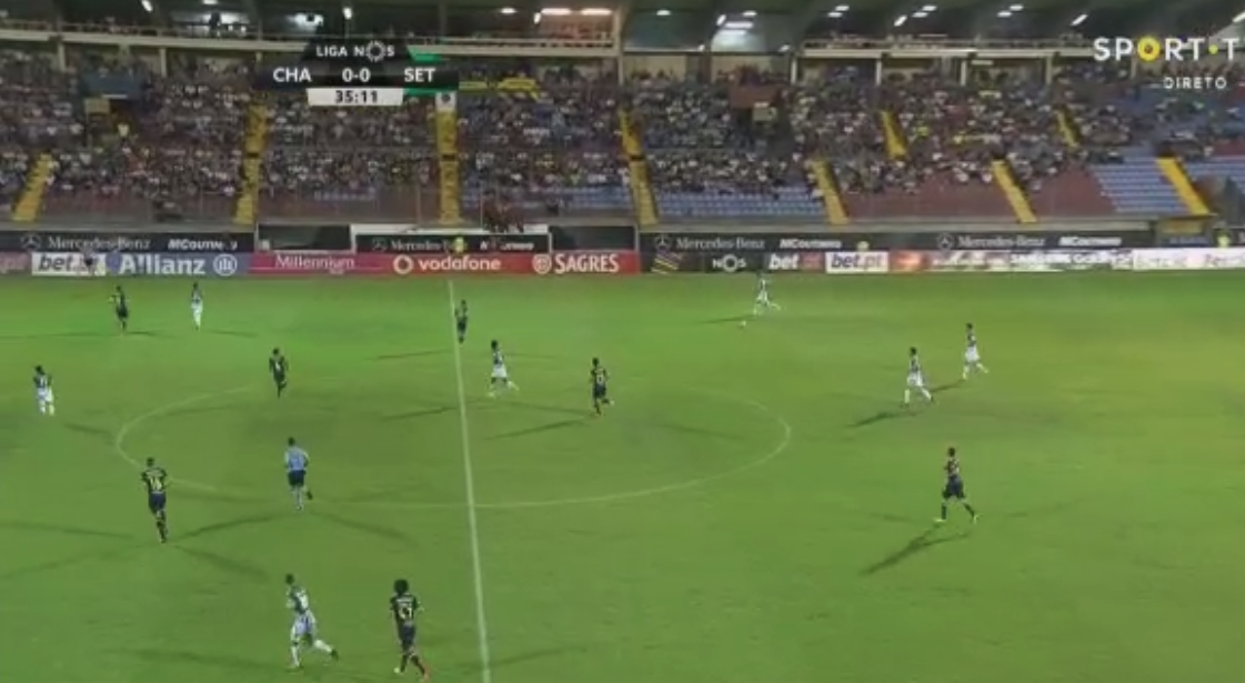 Empate a zero ao intervalo Chaves vs Setúbal - Valentes Transmontanos