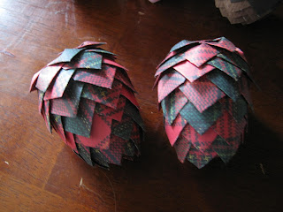 Happy Dancin' Through Life: While Making Paper Pinecones things took a ...