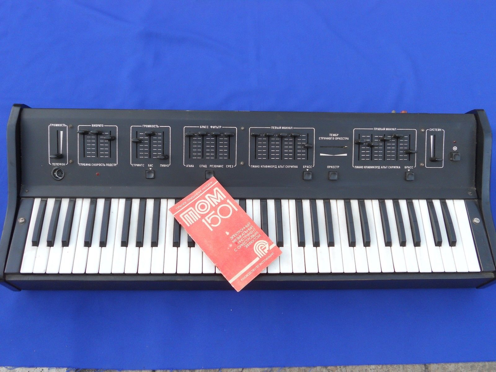 MATRIXSYNTH: TOM-1501 Vintage soviet russian synthesizer -string ...