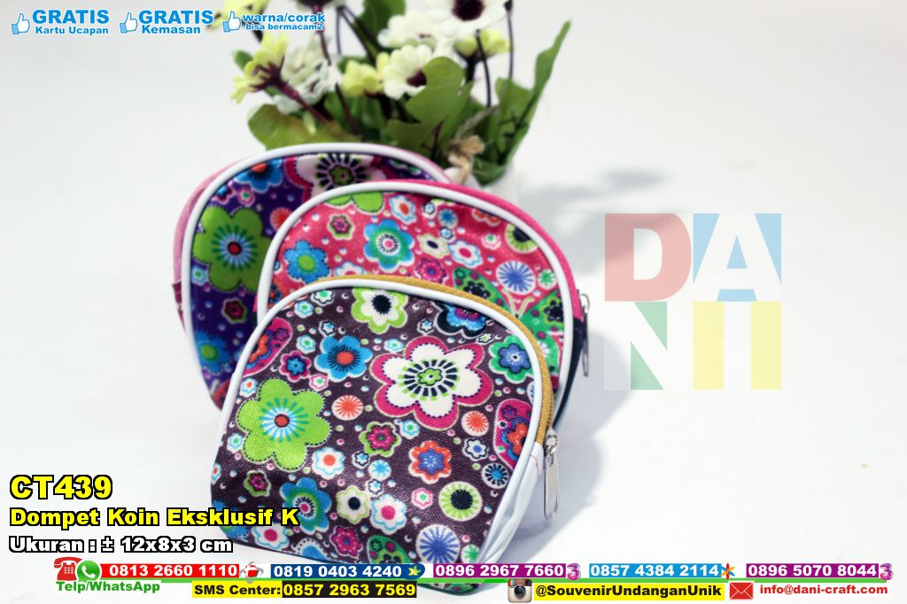 Dompet Koin Eksklusif K | Souvenir Pernikahan