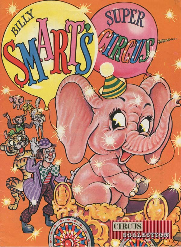 Circus -Collection: Billy Smart's Super Circus 1970, programme