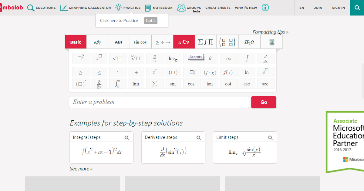 Symbolab Math Solver ~ Math is Fun