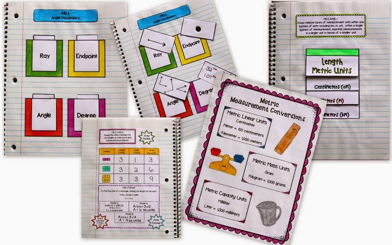 Mrs. C's Classroom: Measurement & Data Interactive Notebook