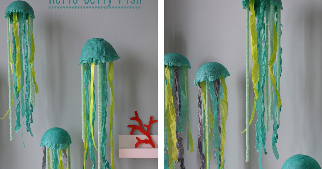 Des méduses en papier pour des invités médusés ! | Lily's Little ...