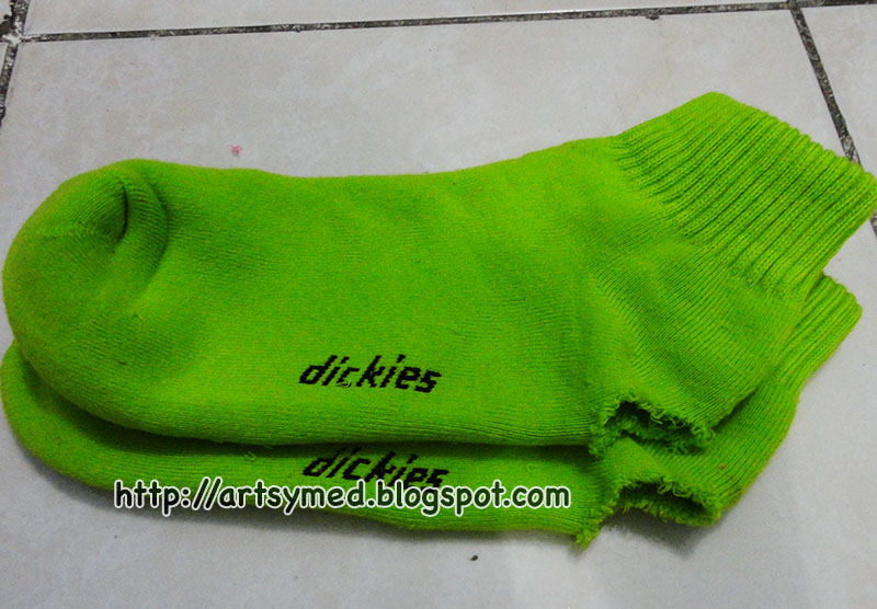 Artsy Med: Socks Boot Cover Tutorial