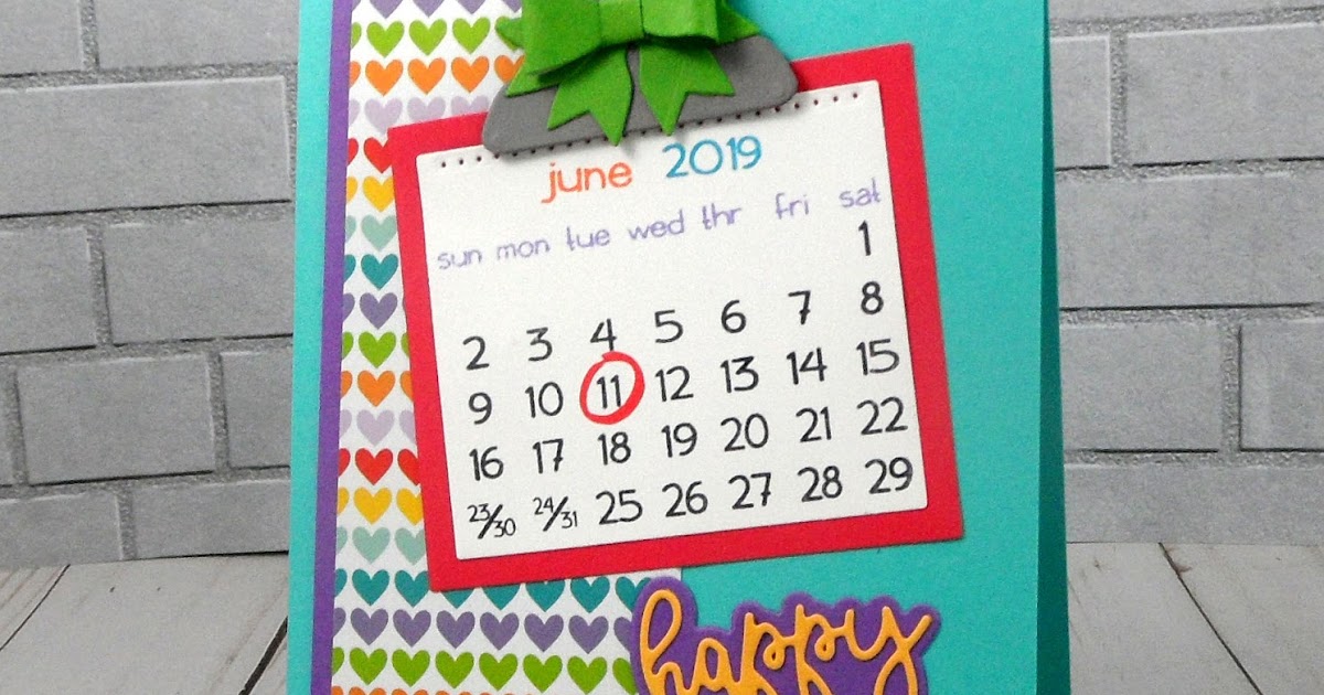 Stamping & Scrapping in California: Calendar Stamp Set