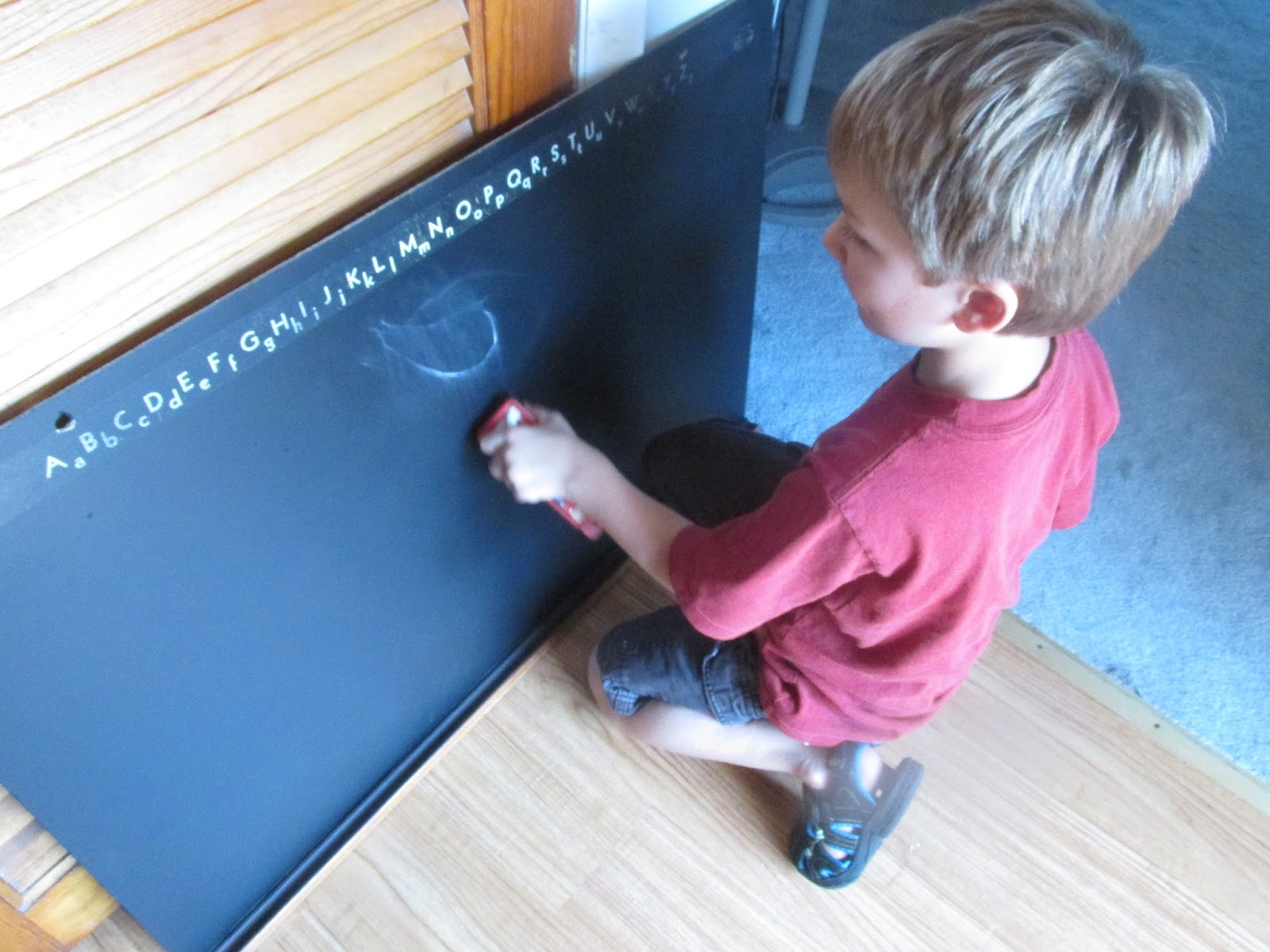 Vickie's Kitchen and Garden: DIY: A Makeover of My Childhood Chalkboard