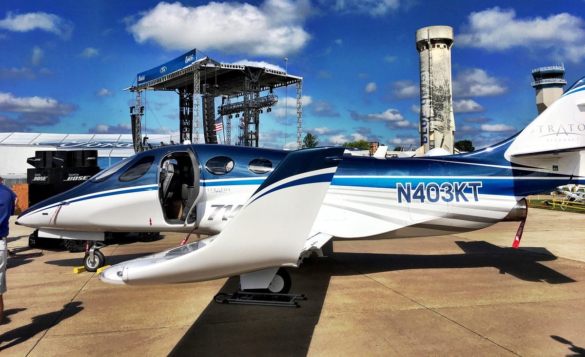 EAA Oshkosh: Stratos 714 debuts - jetflightpro