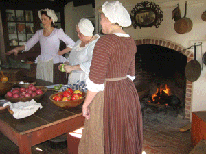 Researching Food History : 18th century earthen camp kitchen at Mount ...