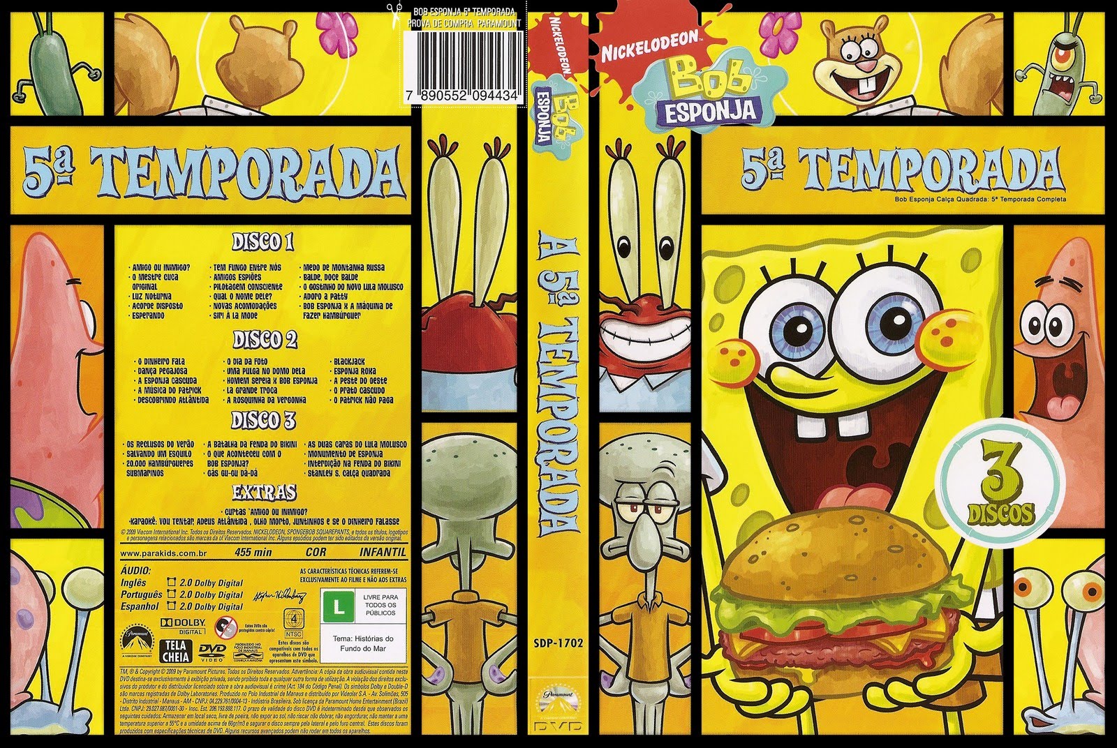 Grachi Facebook: Dvds Do Bob Esponja