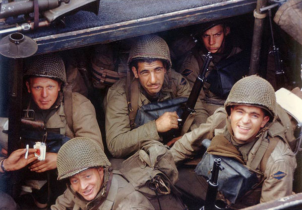 Historical Photos: Normandy landing US Troops WW2