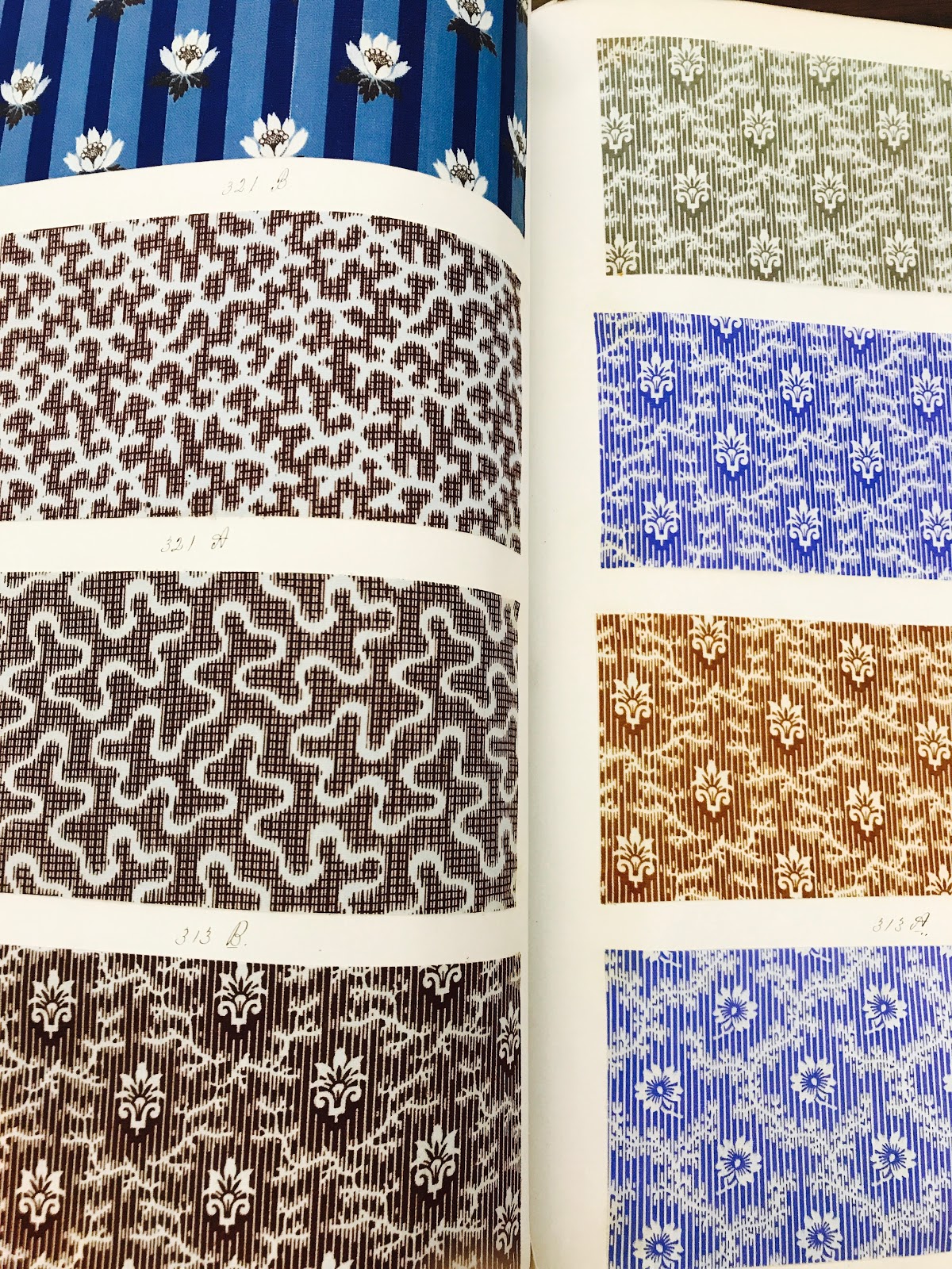 Textile Time Travels: Antique Fabrics 1875 swatch books