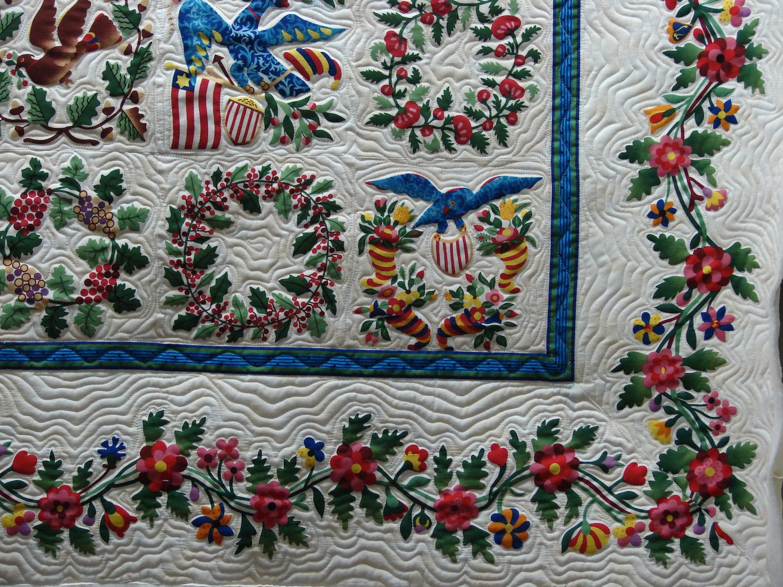 Quilt Vine: Faux Baltimore Album Quilt