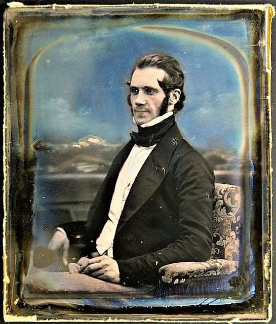 The Daguerreian Dandy: A Victorian gent and his most admirable sideburns...