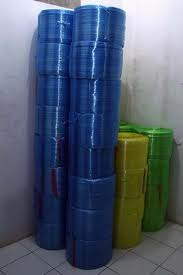 bisnis tali rafia: Tali Rafia Roll Biru