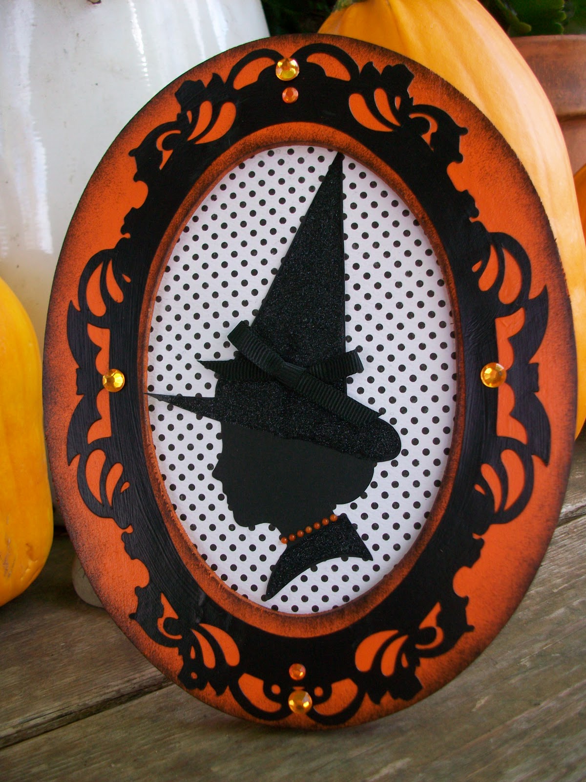 Sparkles Please!: My wicked witch framed Halloween decoration. Bought a ...