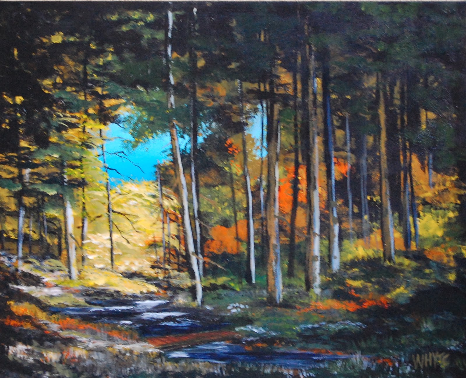 Gord Whyte - Art works!: Autumn in the Woods