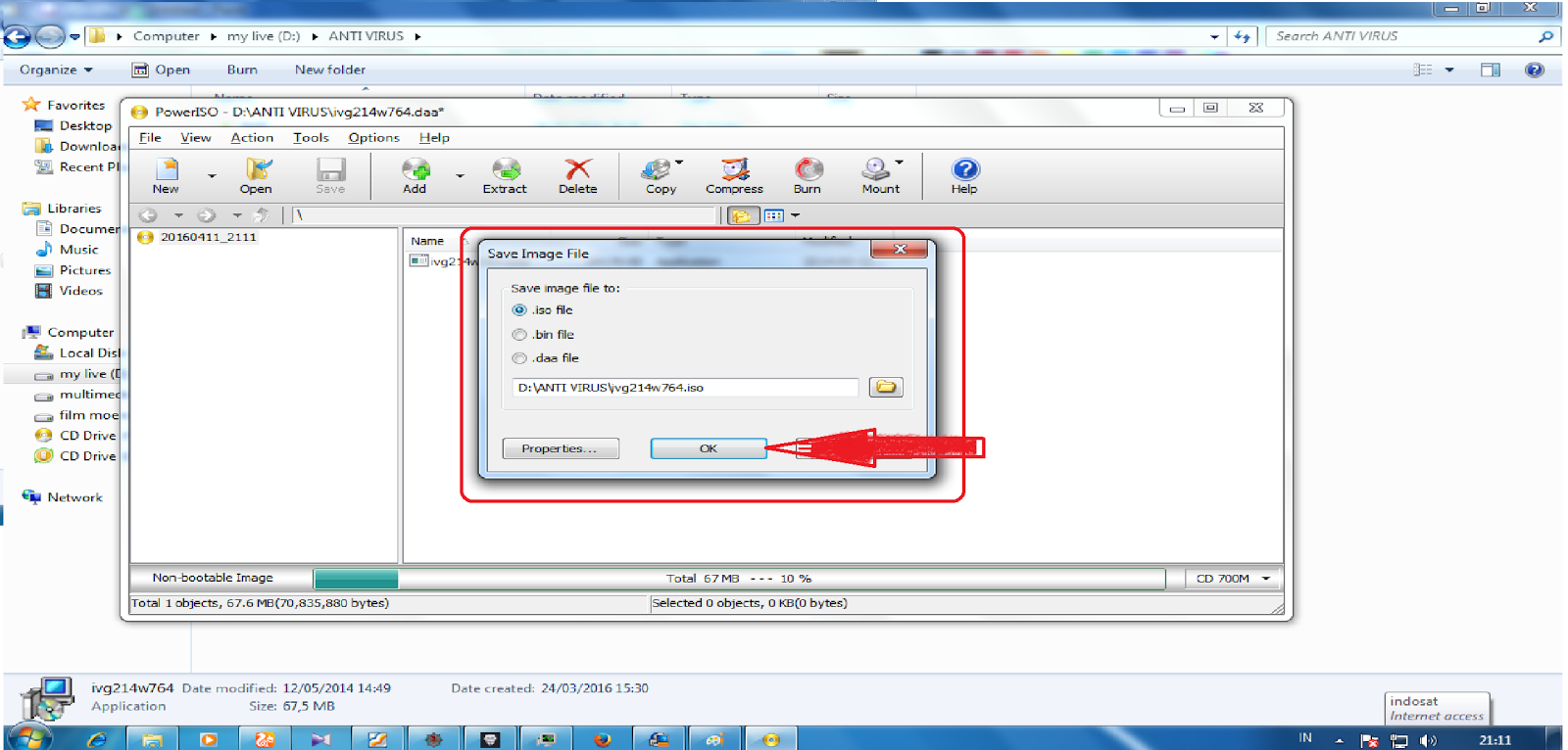 Tutorial Mengubah File ke Dalam Bentuk ISO Lengkap Dengan Gambar ...
