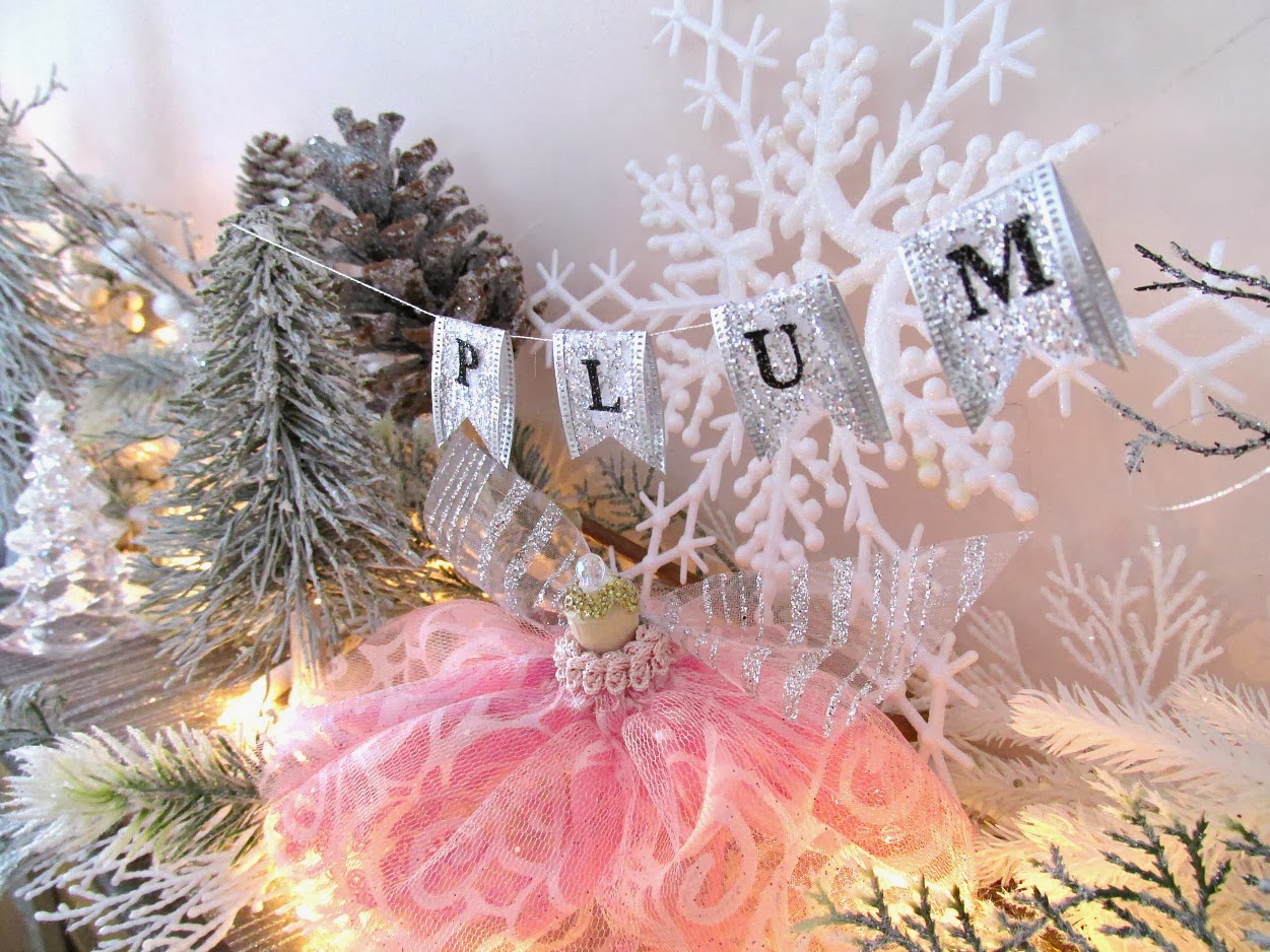 My Mom's Sugar Plum Fairy Mantel and a GIVEAWAY - Crafts a la mode