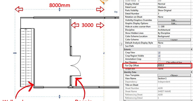 Revit Link: Revit Callouts - 'Far Clip Setting'