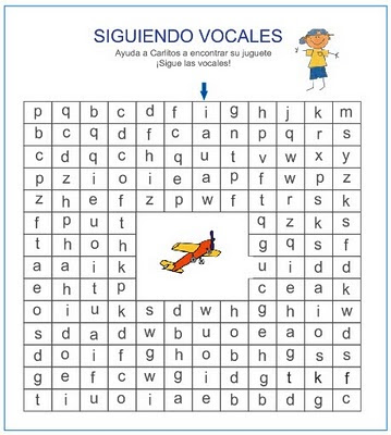 TE CUENTO UN CUENTO: Sigue las vocales