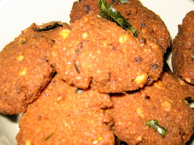Food my companion: Paruppa(Channa Dhal) Vada