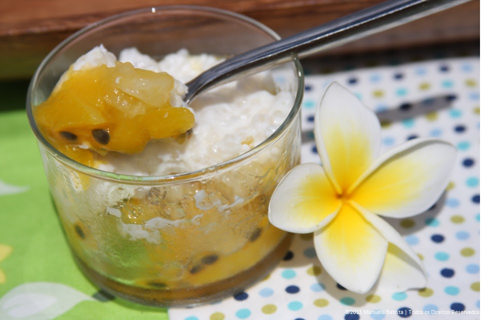 Cravo e Canela: Gelatina de Frutos Tropicais com Tapioca de Coco