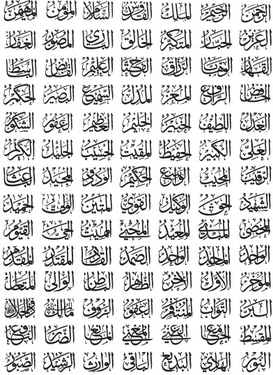 99 names of muhammad pdf - lasopaohio