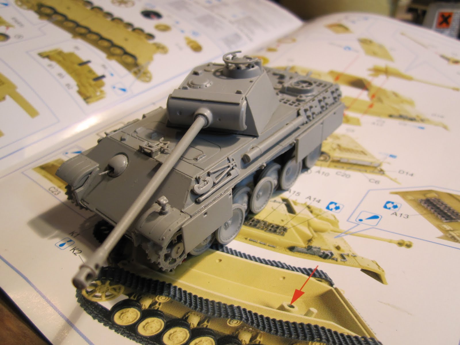 Panzer March!: Panther G Late - Dragon (7206)