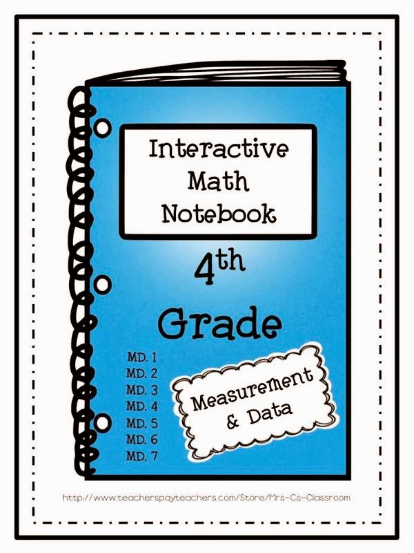 Mrs. C's Classroom: Measurement & Data Interactive Notebook