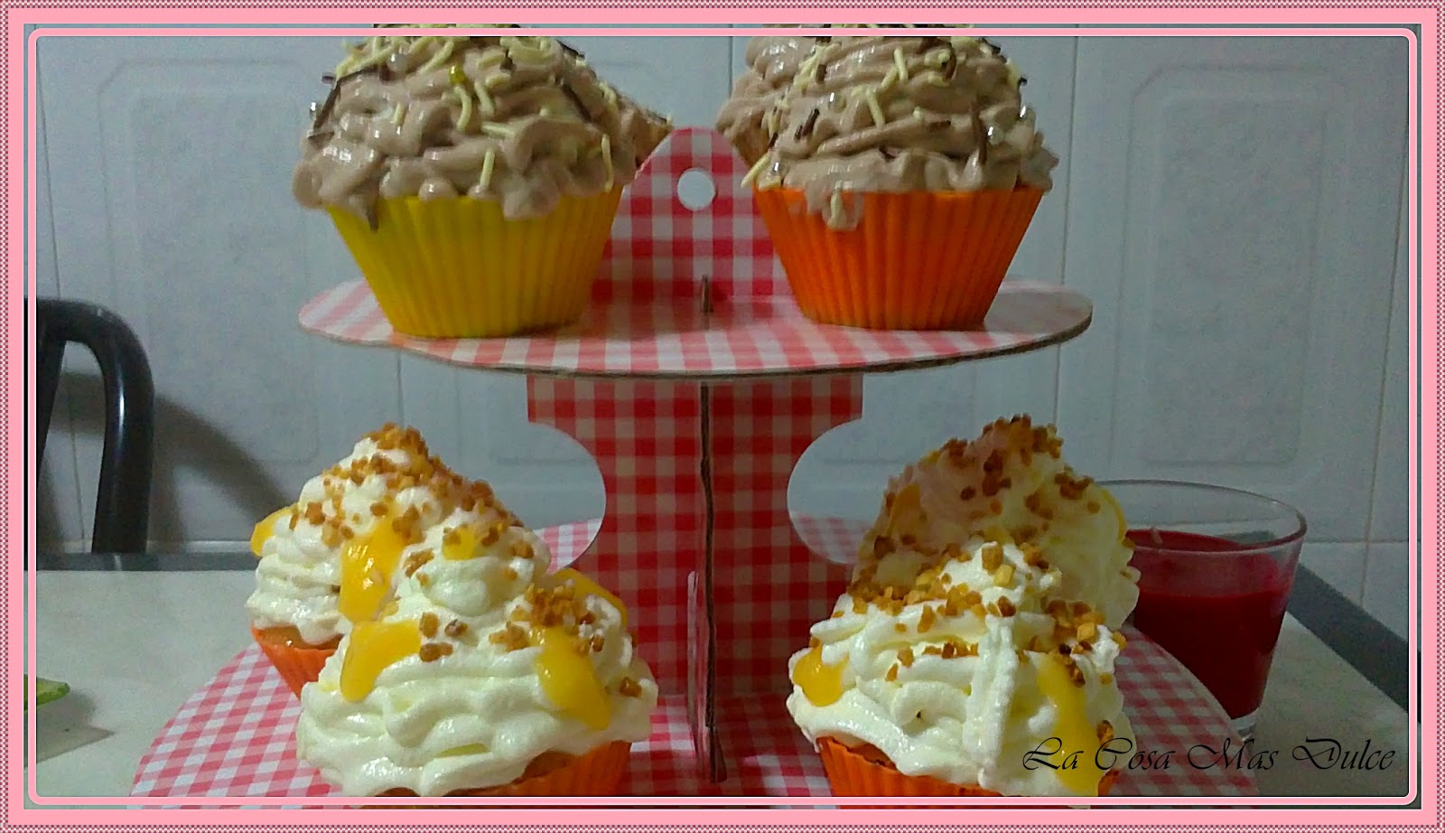 la cosa mas dulce: cupcakes de yema tostada y nutella con cheese frostyng