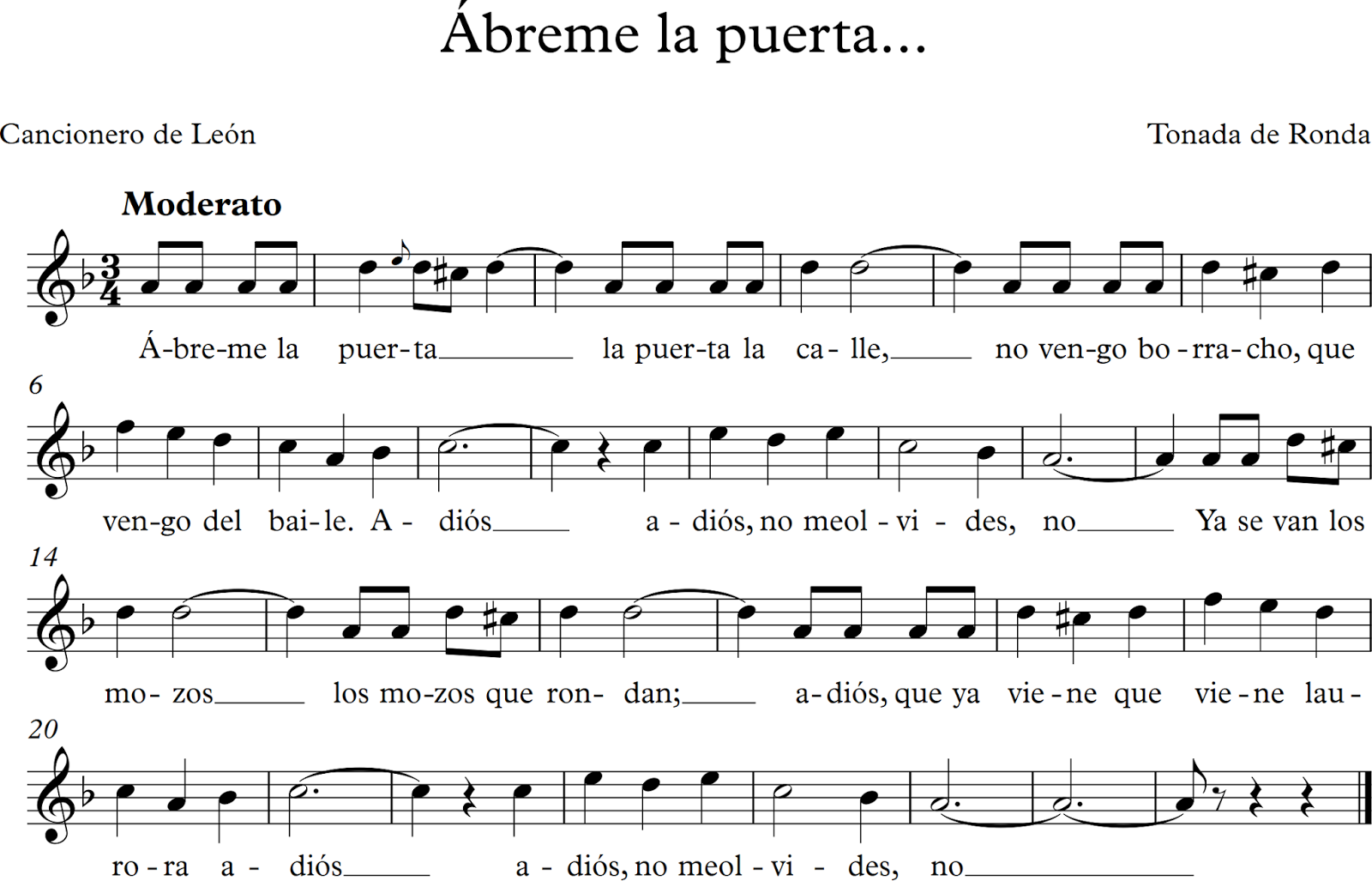 Ábreme la Puerta... - Descubriendo la Música