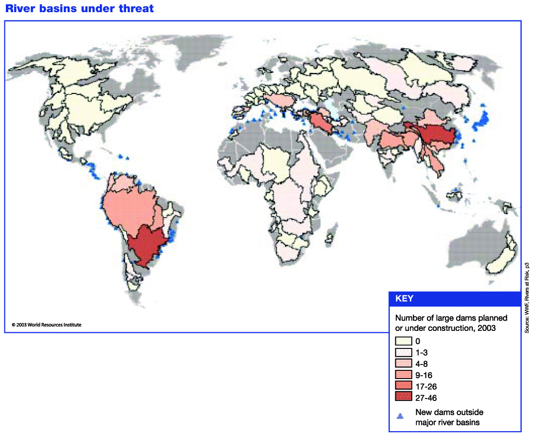 Watershed World: If Bigger Watersheds were the Countries of our World