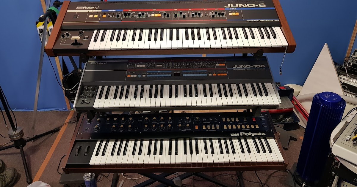 MATRIXSYNTH: Roland Juno-106 with Jupiter Style Metal Side Panels