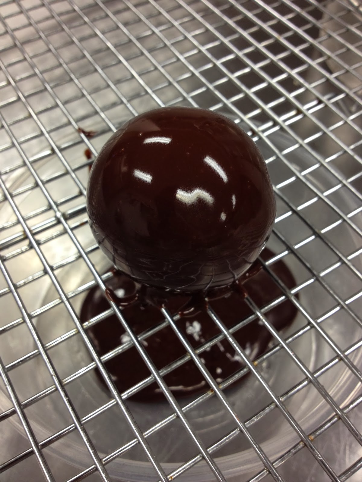 Chocolate Mousse Spheres