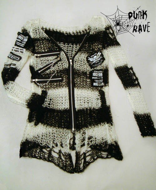 ROCK PASIÓN Y ESTILO: Crochet Rock Punk goth