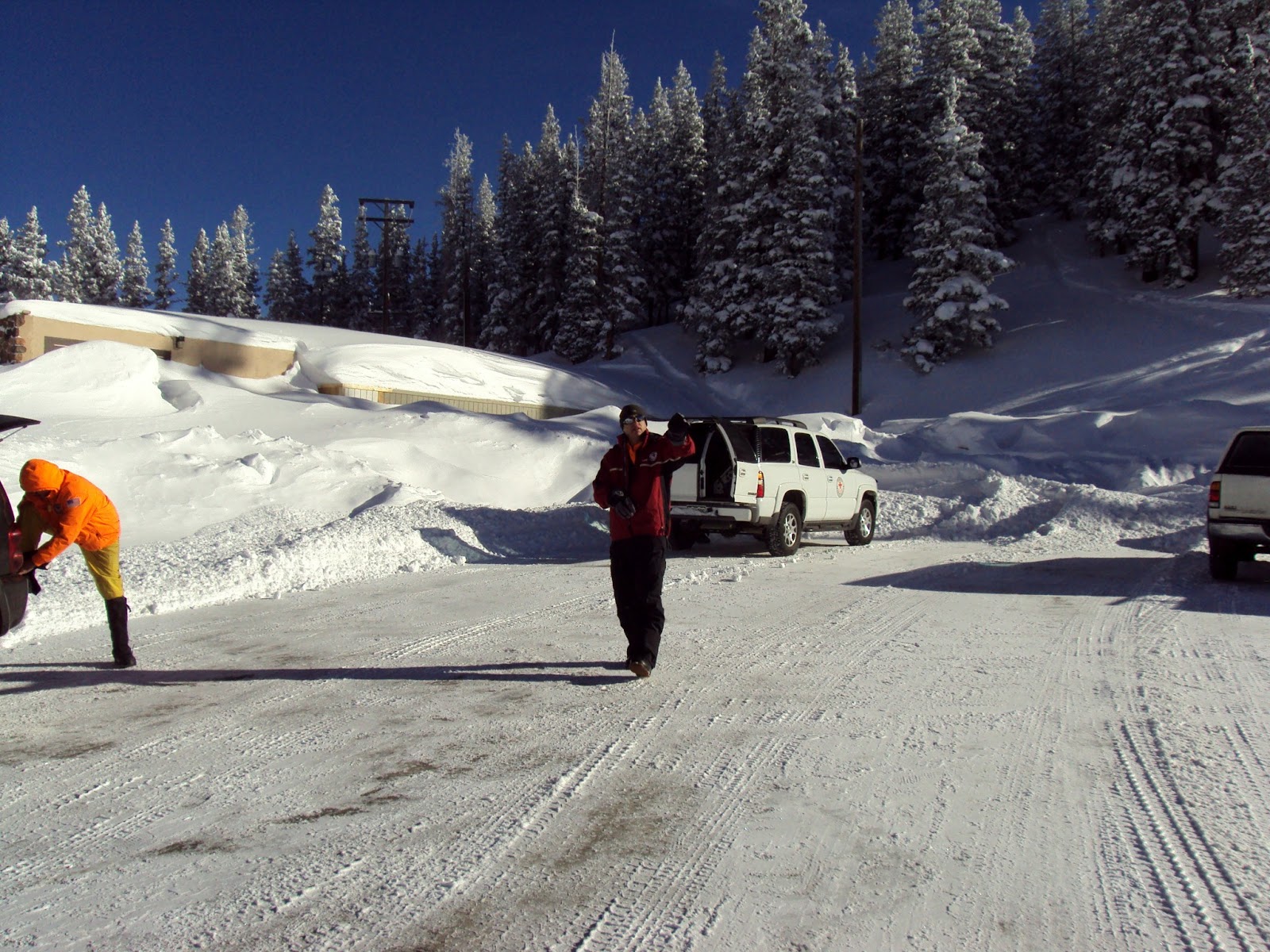 Pat Caulfield @ Pinon Rock: Digging Snow Pits