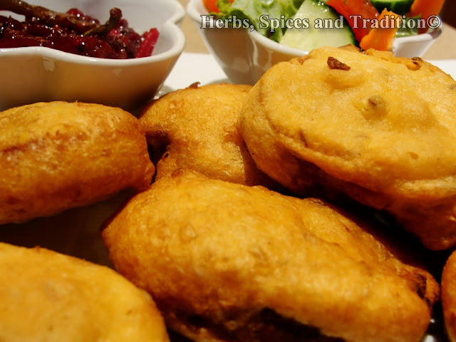 Herbs, Spices and Tradition: Bread Pakoda/ Bread Fritter