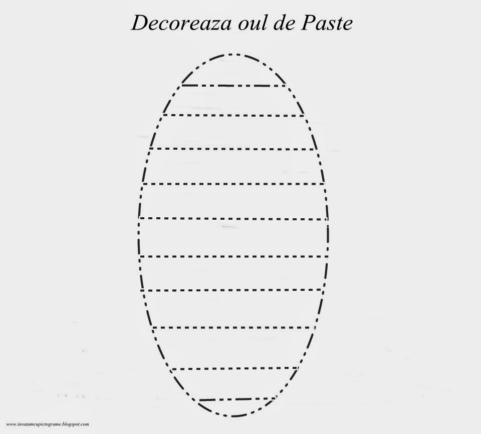 Invatam cu pictograme: Desene de colorat: Pastele