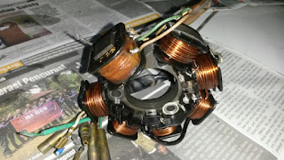 Fungsi Spull dan Cara Mudah Melilit Ulang Spul Motor Yang Mati.