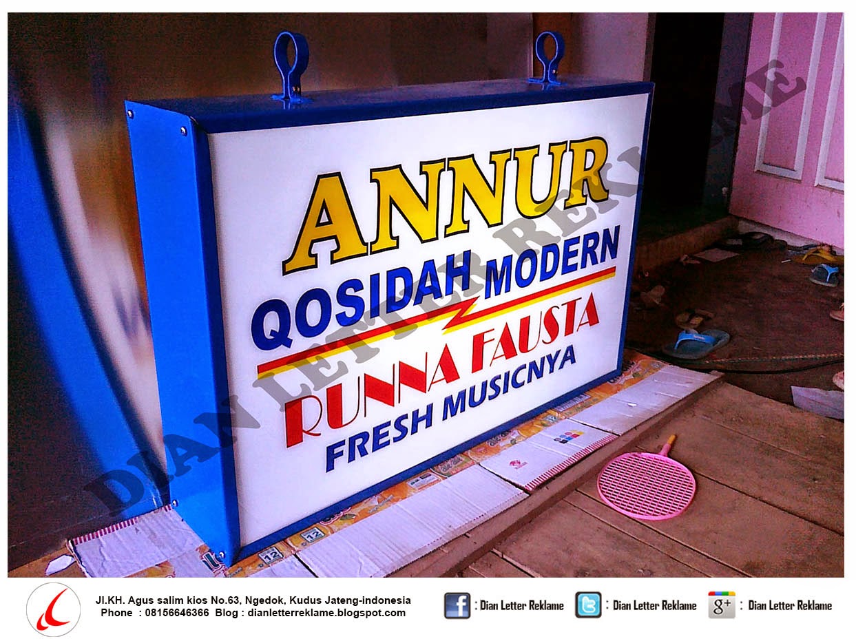 Dian Letter Reklame: Neon Box Kudus