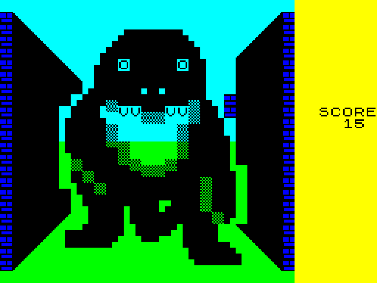 Indie Retro News: 3D Monster Maze - 1981/2 Sinclair ZX81 game arrives ...