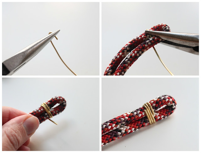 EAT+SLEEP+MAKE: Brass and Rope Bracelet {Jewelry Blog Hop}