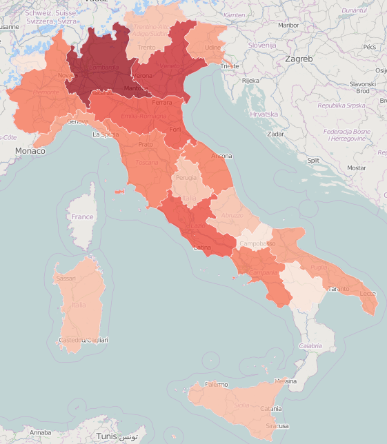 OpendataBassaRomagna — I confini dei Comuni italiani al 01/07/2016